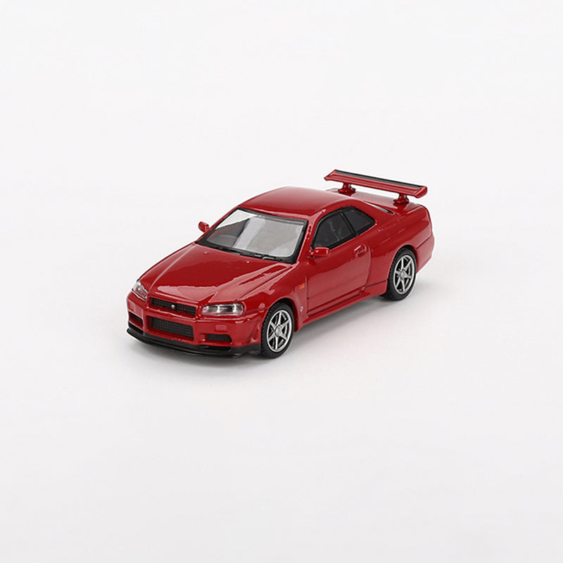 MiniGT 1/64 Nissan Skyline GTR R34 V-Spec Active Red