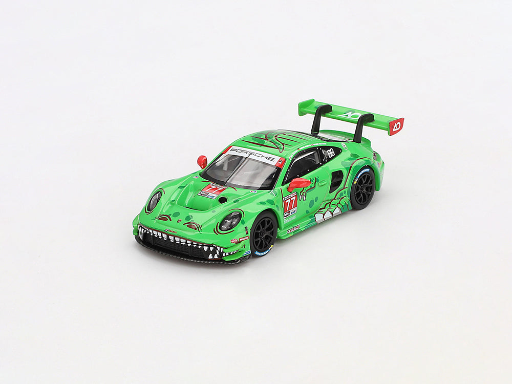 MiniGT 1/64 Porsche 911 GT3 R #77 AO Racing 2024 IMSA Daytona 24Hrs GT