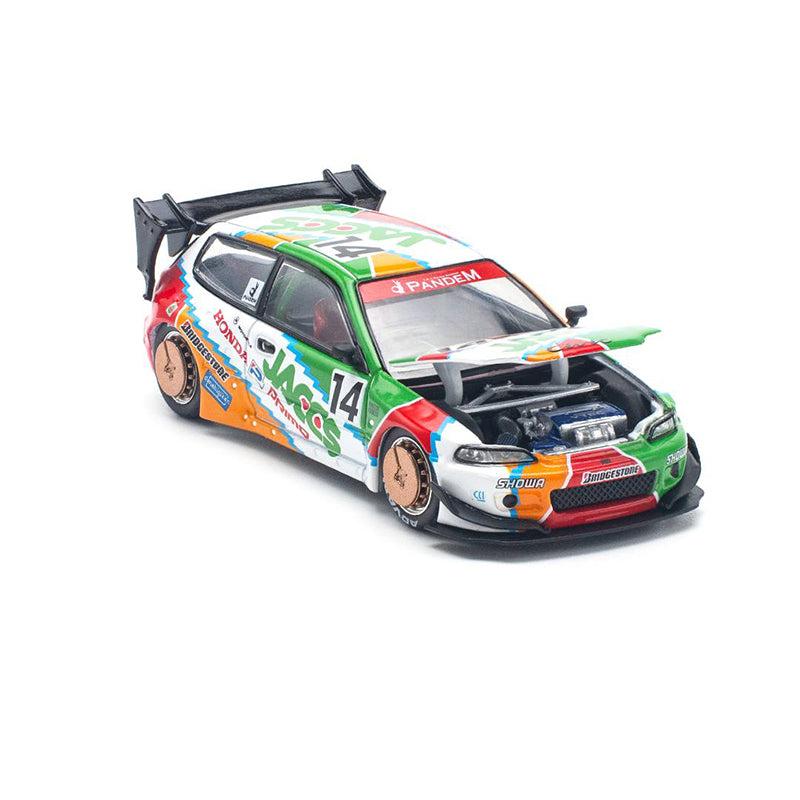 Pop Race 1/64 Pandem Honda Civic EG6 V1.5 JACCS