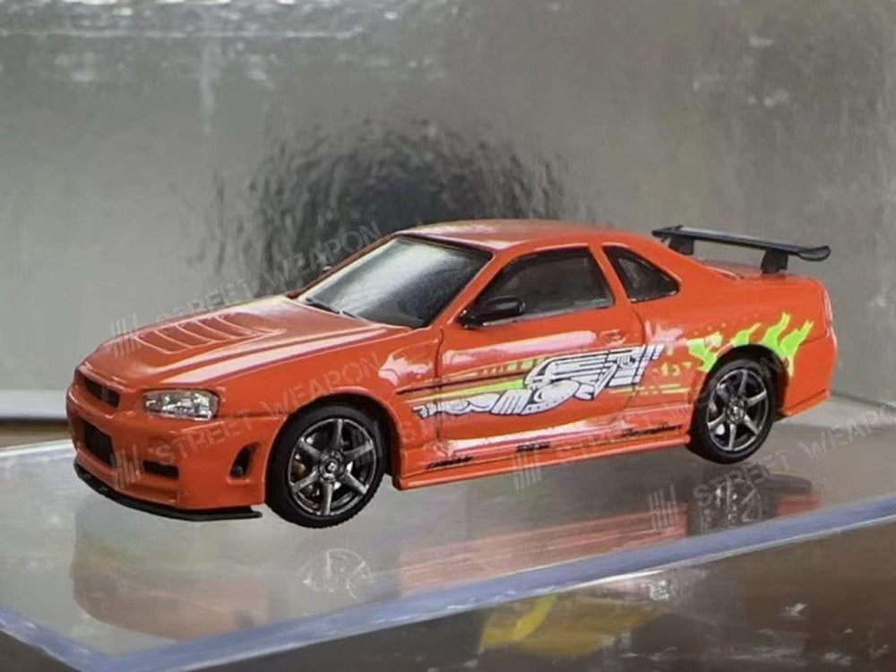Street Weapon X Ghost Player 1/64 Nissan Skyline GTR R34 Fast & Furious ...