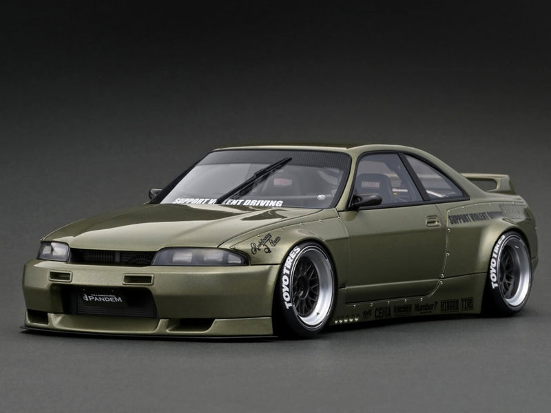 Ignition Model 1/18 Pandem Nissan Skyline GTR R33 BCNR33 Millenium Jade ...